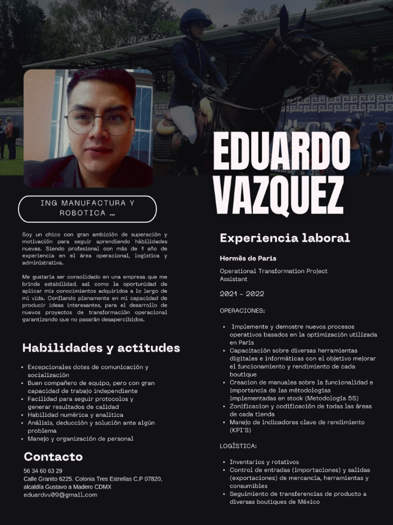 CV Actualizado 2024 | PDF