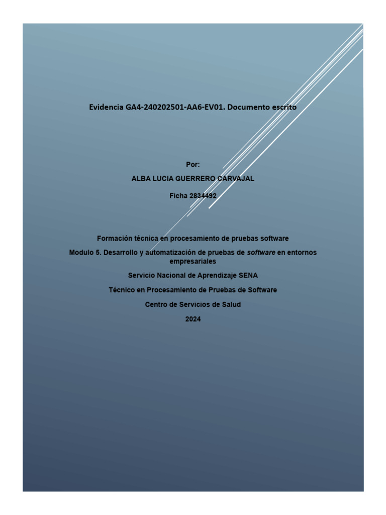 Evidencia GA4-240202501-AA6-EV01 | PDF | Business