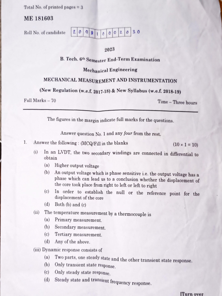 6th sem 23 ppr | PDF