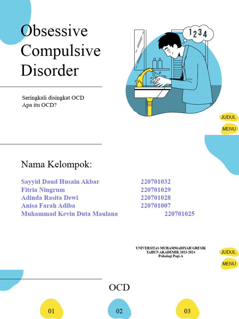 OCD Oleh Kelompok 3 Psikologi A Pagi 2022 | PDF | Karier & Perkembangan | Pengembangan Diri