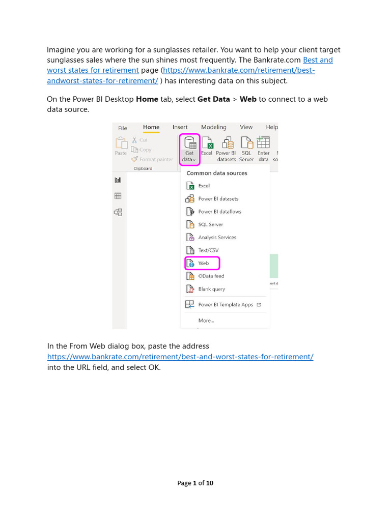 Practical3 PowerBI1 | PDF | World Wide Web | Internet & Web