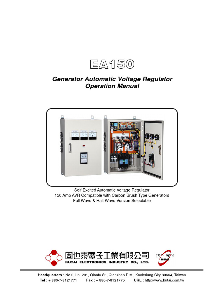 Ea150a Manual en | PDF | Alternating Current | Rectifier