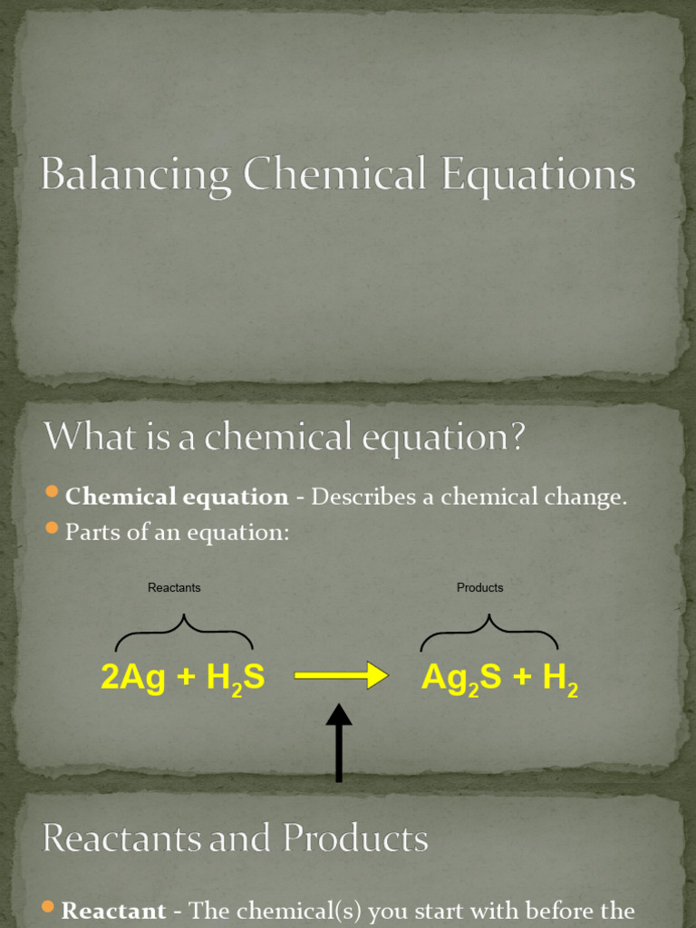 Balancing Chemical Equations | PDF | Chemical Reactions | Chemistry