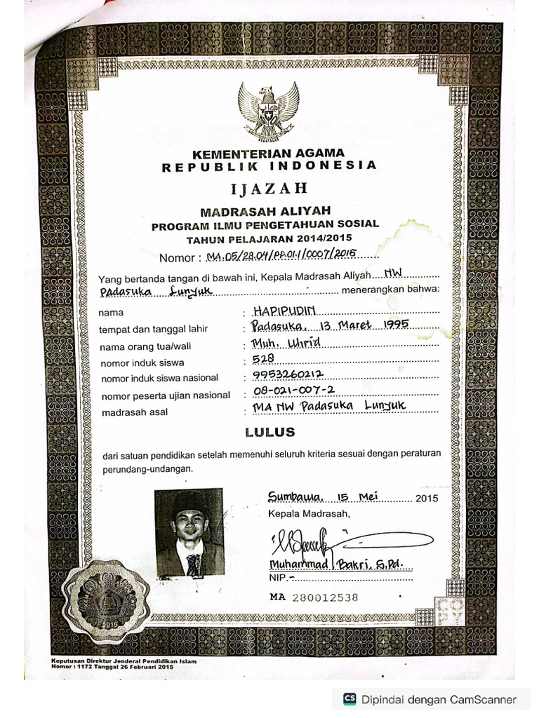 Ijazah Apep | PDF