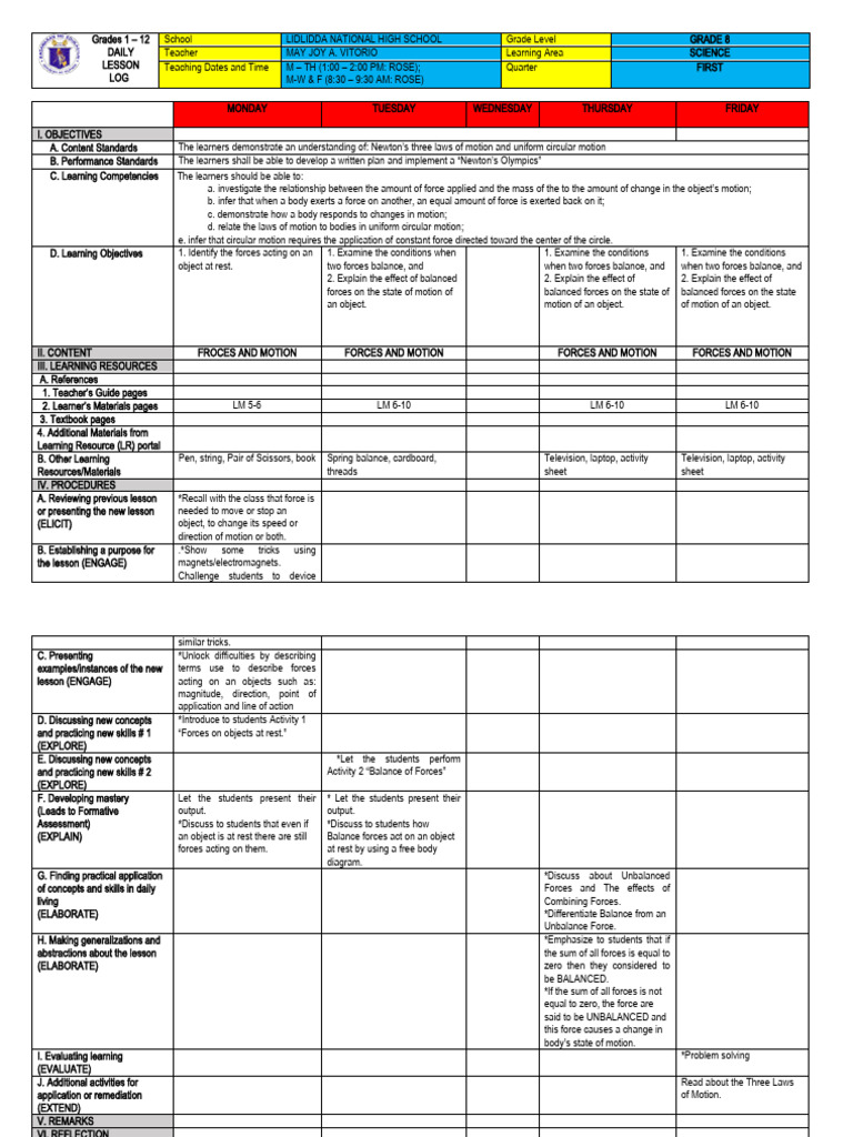 Forces and Motion | PDF | Force | Newton's Laws Of Motion