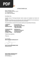 Manufacturer Authorization Letter Template | PDF