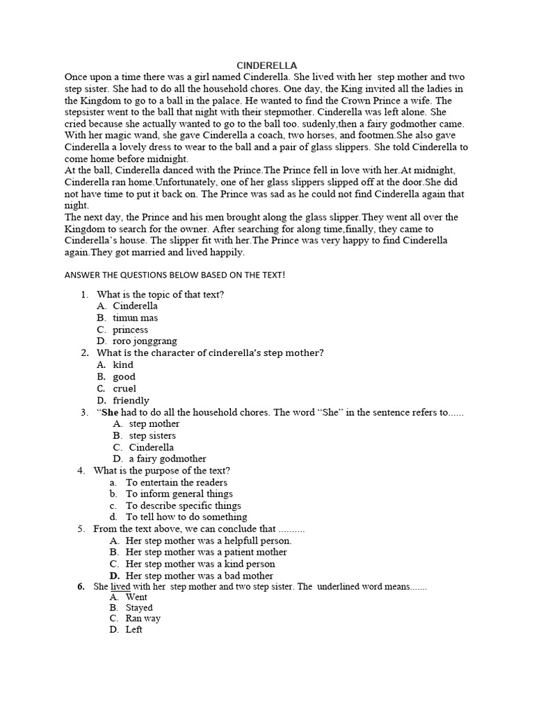 CINDERELLA | Download Free PDF | Cinderella | European Fairy Tales