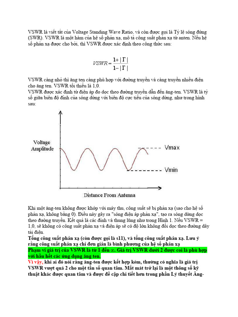 VSWR | PDF