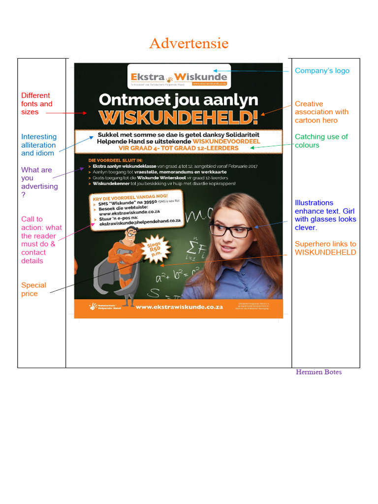 Advertensie Voorbeeld | PDF