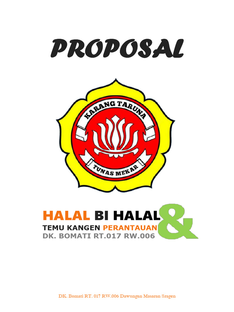 Proposal Halal Bi Halal | PDF