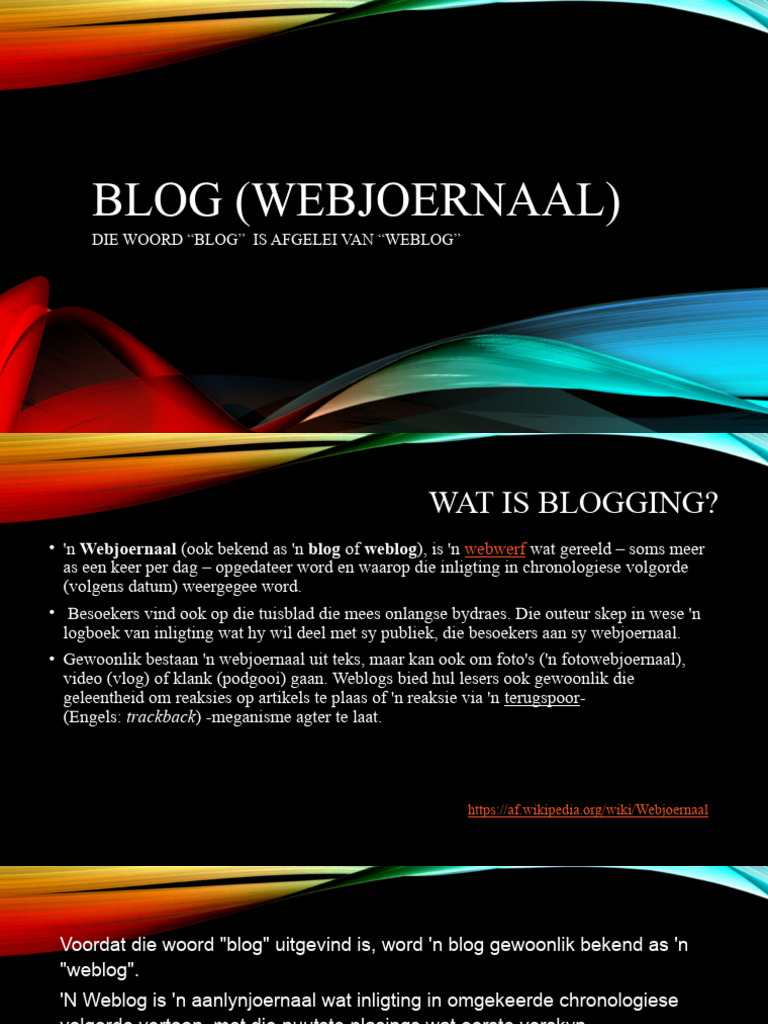 Blog (Webjoernaal) | PDF
