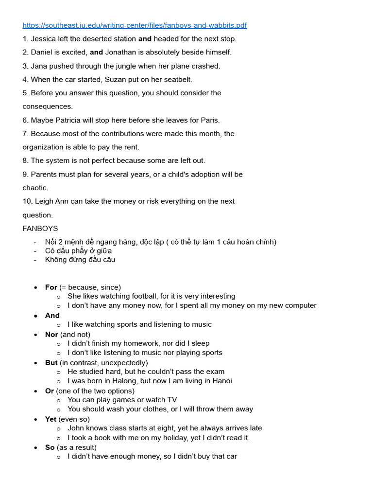 FANBOYS and WABBITS | PDF