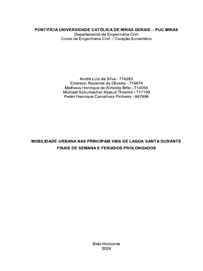 Projeto Integrador 1 | PDF