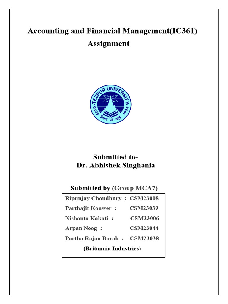 AFM - Report (Group 7 MCA) | PDF | Equity (Finance) | Income Statement