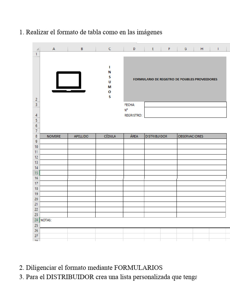 Taller 1-Excel Formatos-Formulas - Eli | PDF
