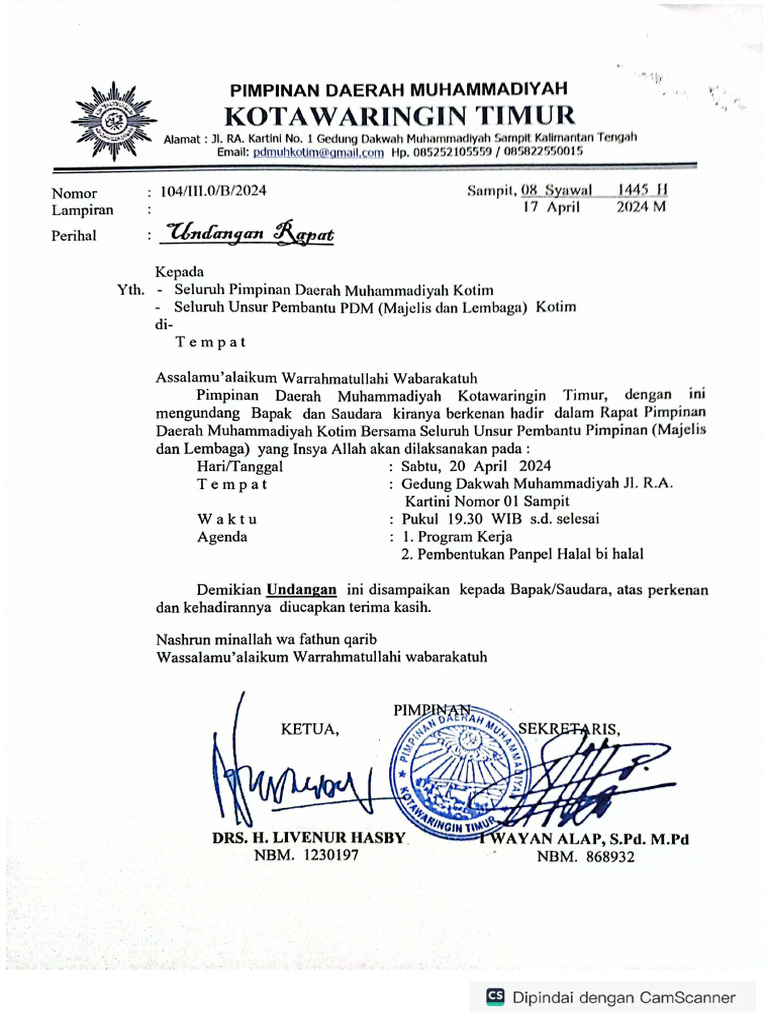 Contoh Surat 3 | PDF