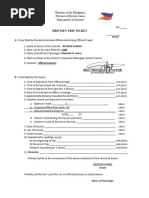 TRIP TICKET Sample | PDF | Finance & Money Management