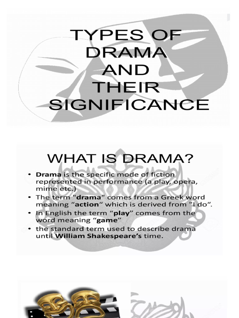 Types of Drama | PDF