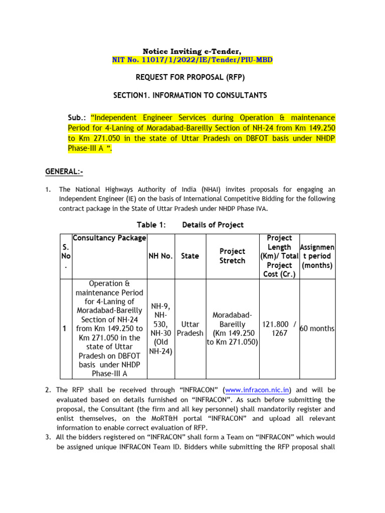 Tendernotice 1 | PDF | Request For Proposal | Accountant