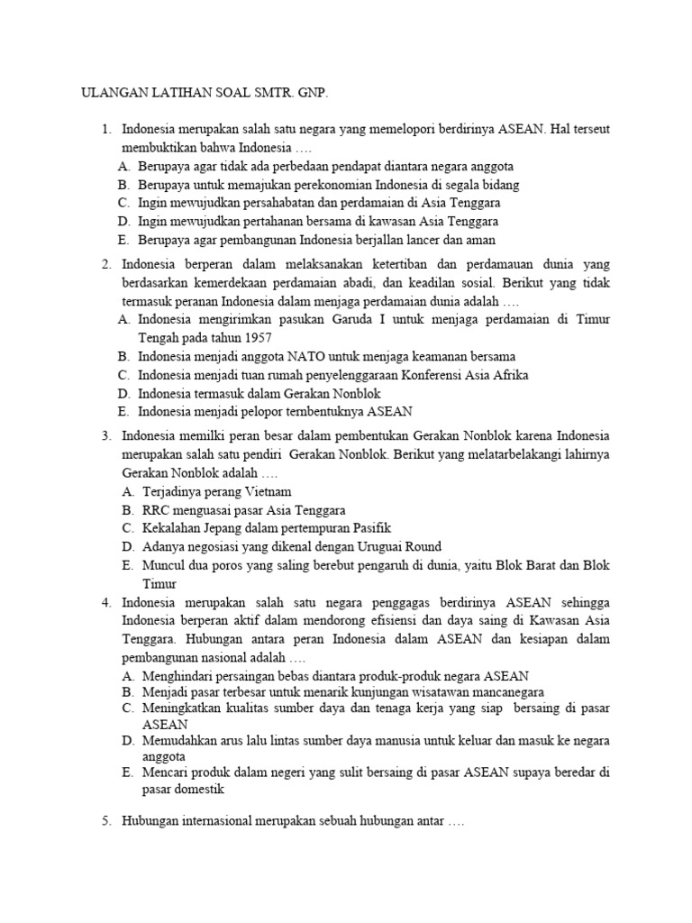 SOAL PAT PKN, XI Smt.2, 21-22 .PIKA | PDF