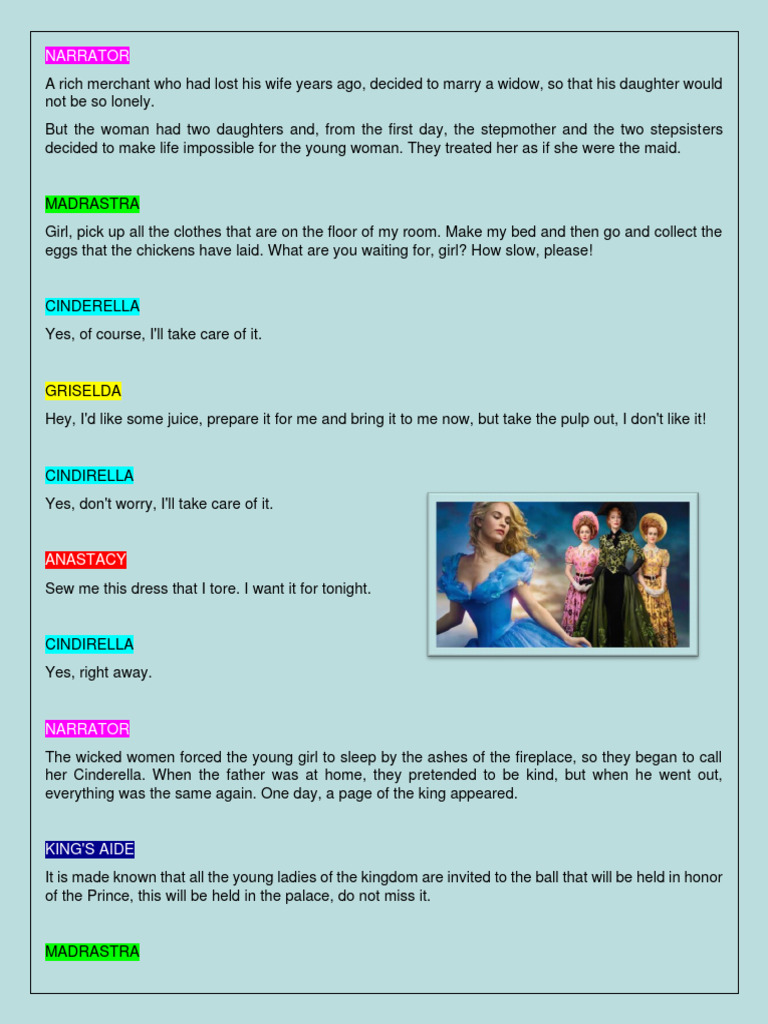 Cenicienta | PDF | Cinderella | Fairy Tales