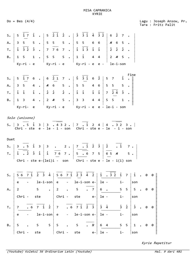 Koleksi 56 Ordinarium Latin-9-15 | PDF