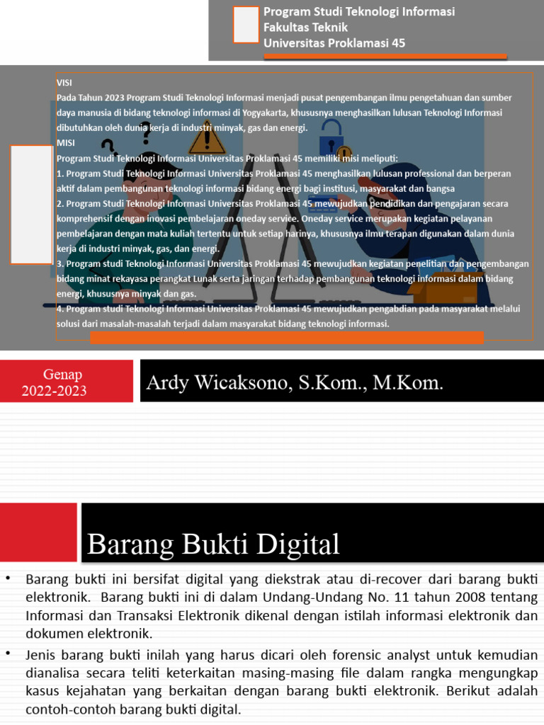 Materi 4 Computer Forensic Dan Host-Based Forensic | PDF | Seni | Komputer