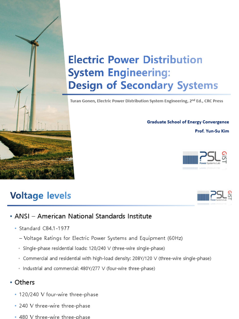 07_Turan_Design of Secondary Systems | PDF | Electric Power ...