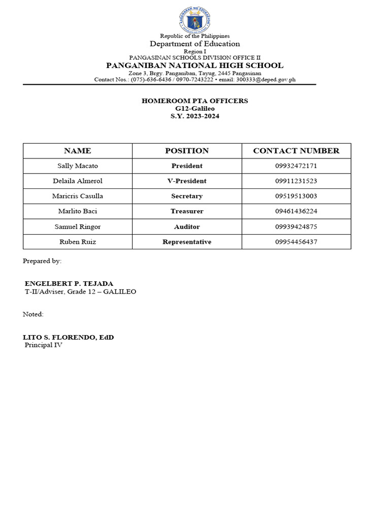 3rd Q Releasing of Report Card Letter | PDF