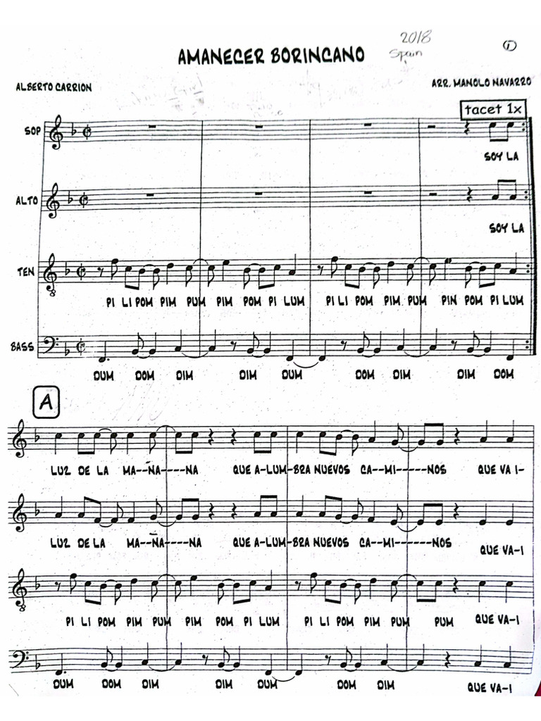 Amanecer Borincano | PDF