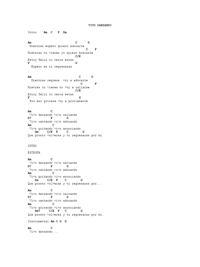 Vivo Danzando | PDF