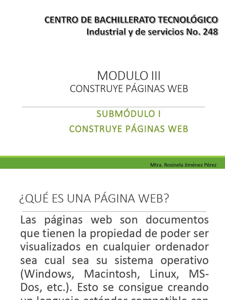 Elaboracion de Paginas Web | PDF | HTML | Archivo de computadora