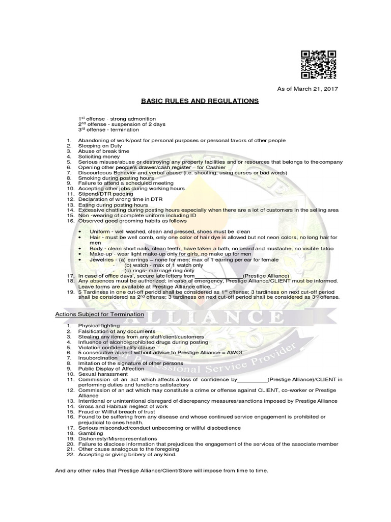 Code of Conduct | PDF | Crimes | Crime & Violence