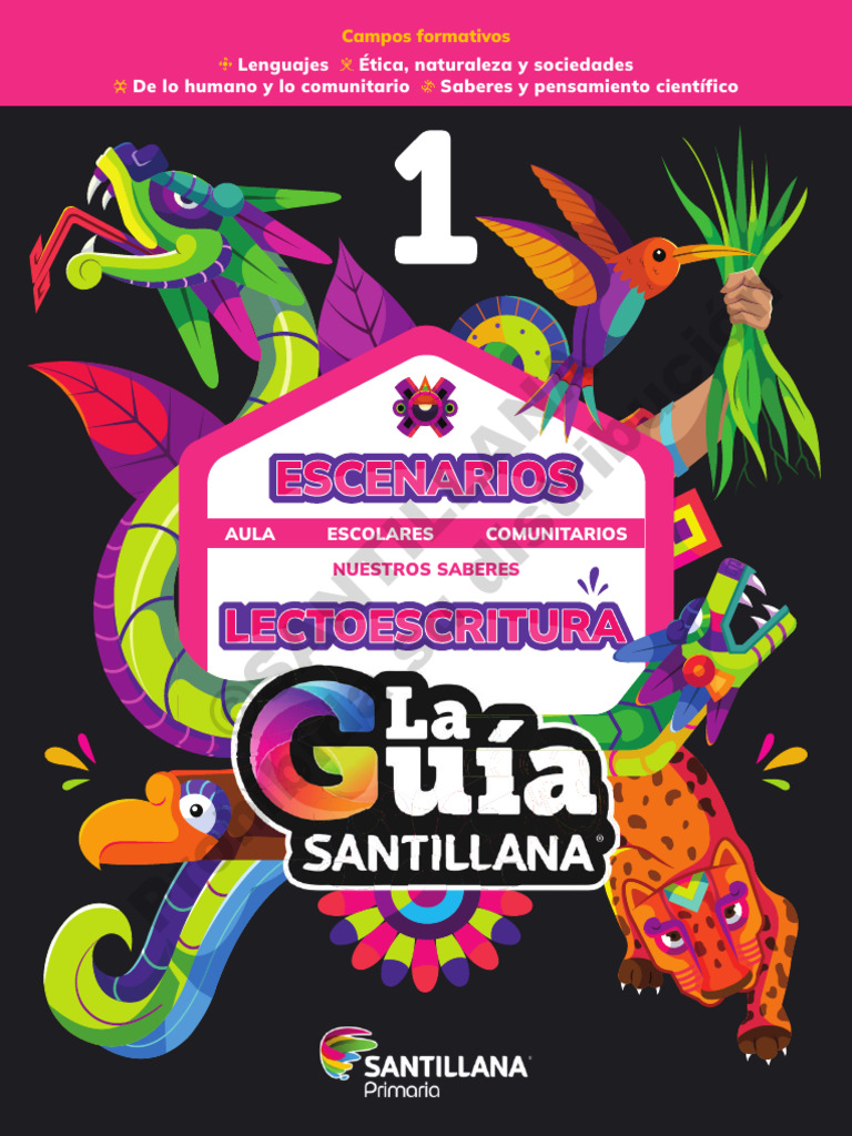 Guía Santillana 1: Saberes y Lenguajes | PDF