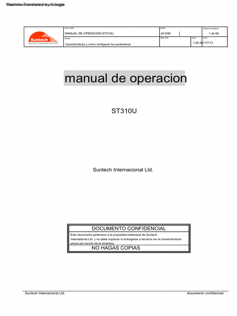 Manual-St310u Suntech | PDF | paquete general de Radio sevicio | Servidor (Computación)