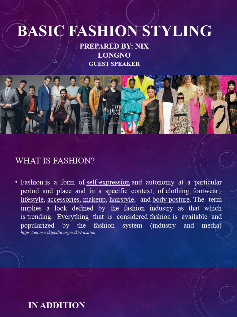 Basic Fashion Styling | PDF | Fashion | Dress