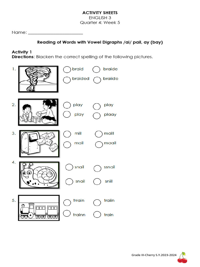 English 3 Activity Sheet: Quarter 4, Week 5 | PDF