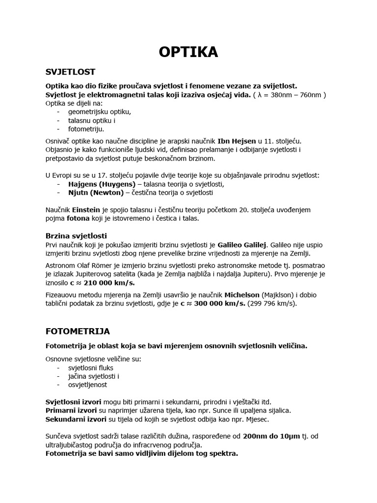 Optika | PDF