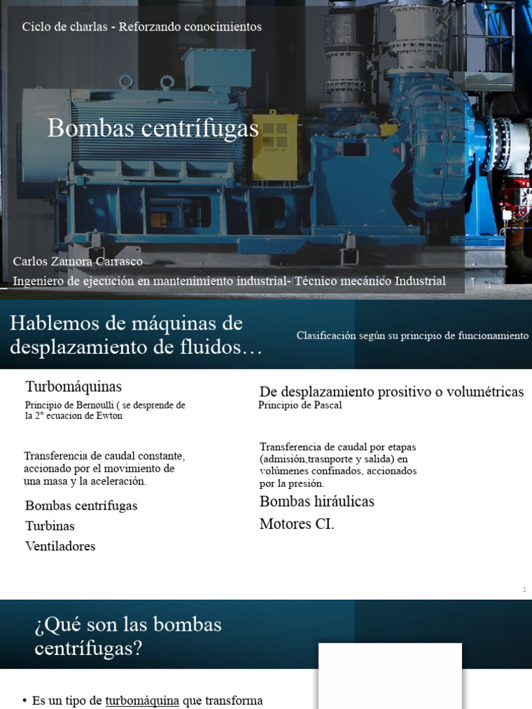 Funcionamiento y Fallas de Bombas Centrífugas | PDF | Bomba | Turbomaquinaria