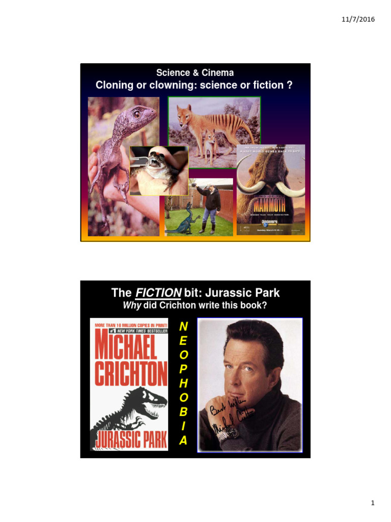 Jurassic Park | PDF | Dinosaurs | Tyrannosaurus