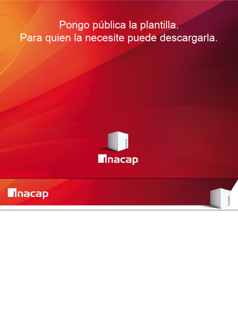 Plantilla PPT Inacap | PDF