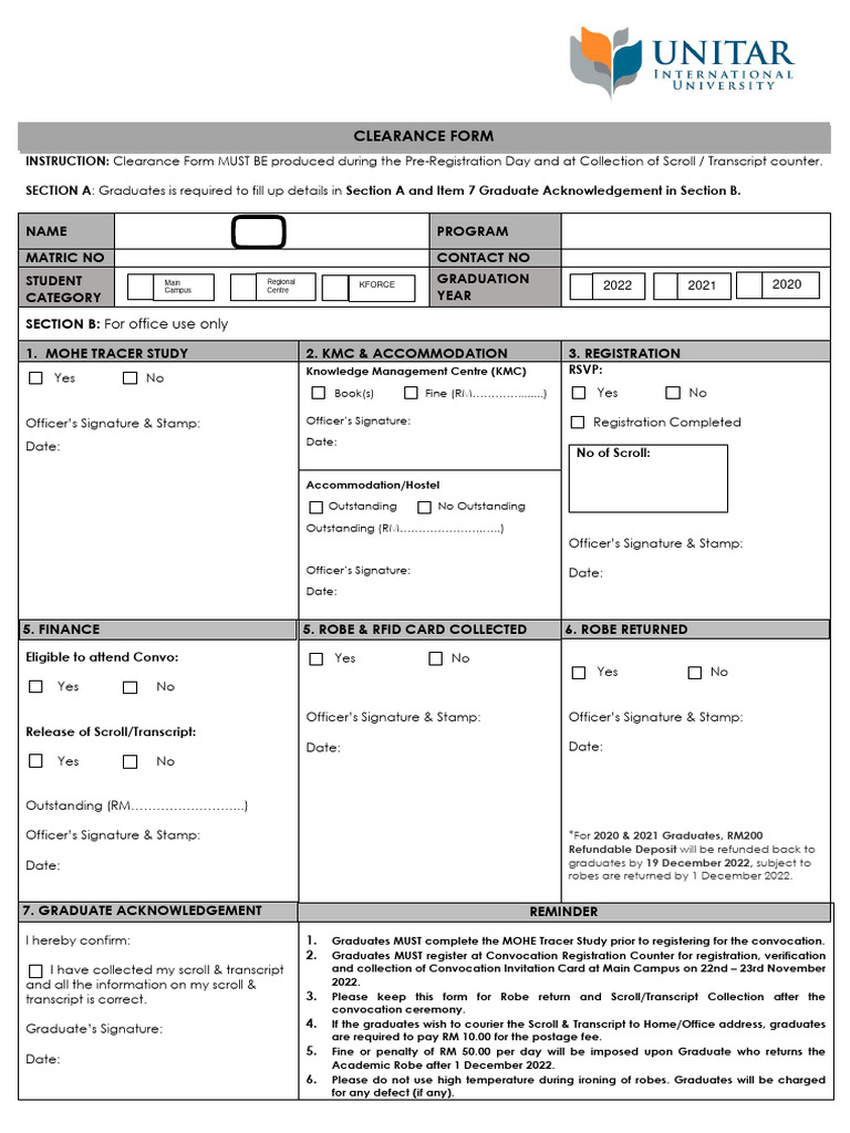 Convo Clearance Form 2022 | PDF | Philately | Postage Stamp