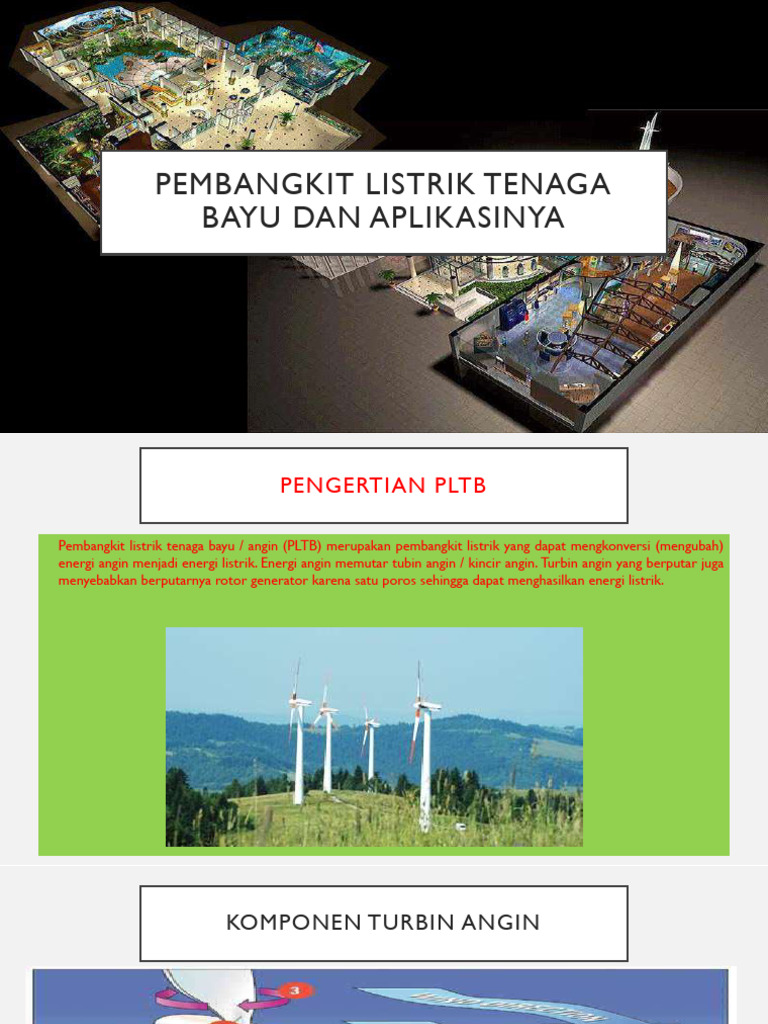 Komponen dan Fungsi PLTB Angin | PDF