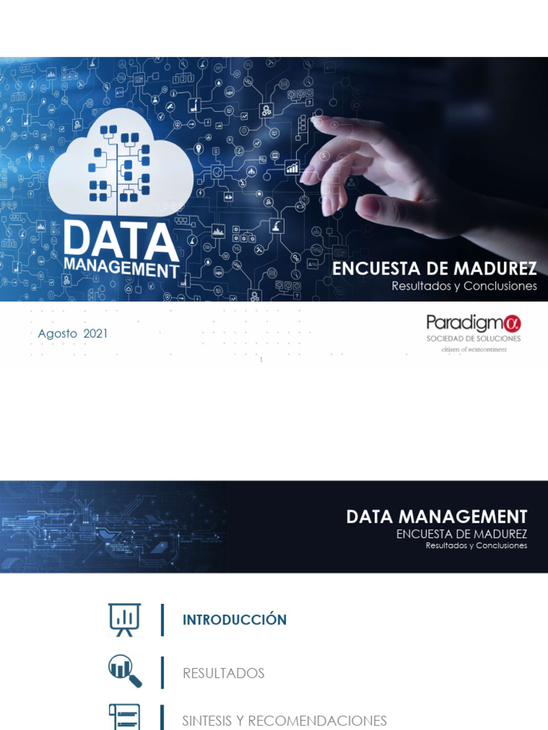 Paradigma-Informe-de-Madurez-en-Data-Management DATOS MADUREZ | PDF ...