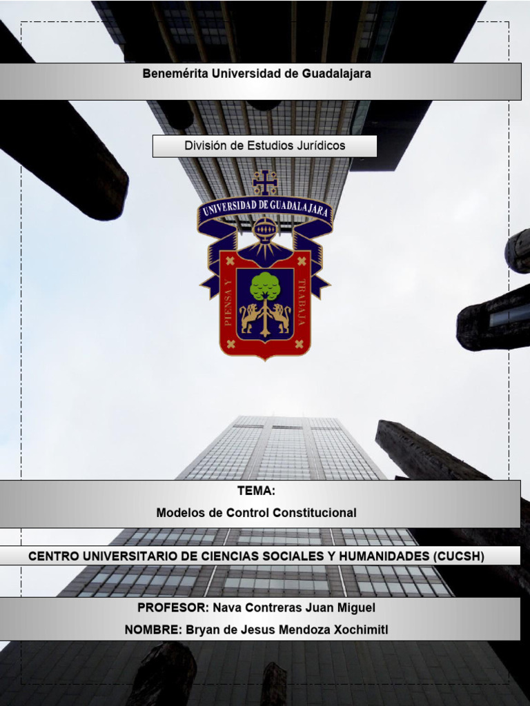 Modelos de Control Constitucional | PDF | El proceso de destitución ...