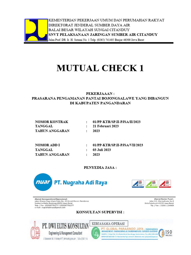 MC 1% Pantai Bojes Rev.6 + 4.6 Ton DED Add II | PDF | Sains & Matematika
