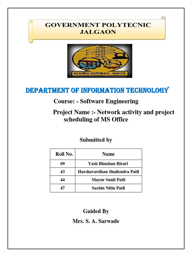 Yash SEN PROJECT | PDF | Project Management | Scheduling (Computing)
