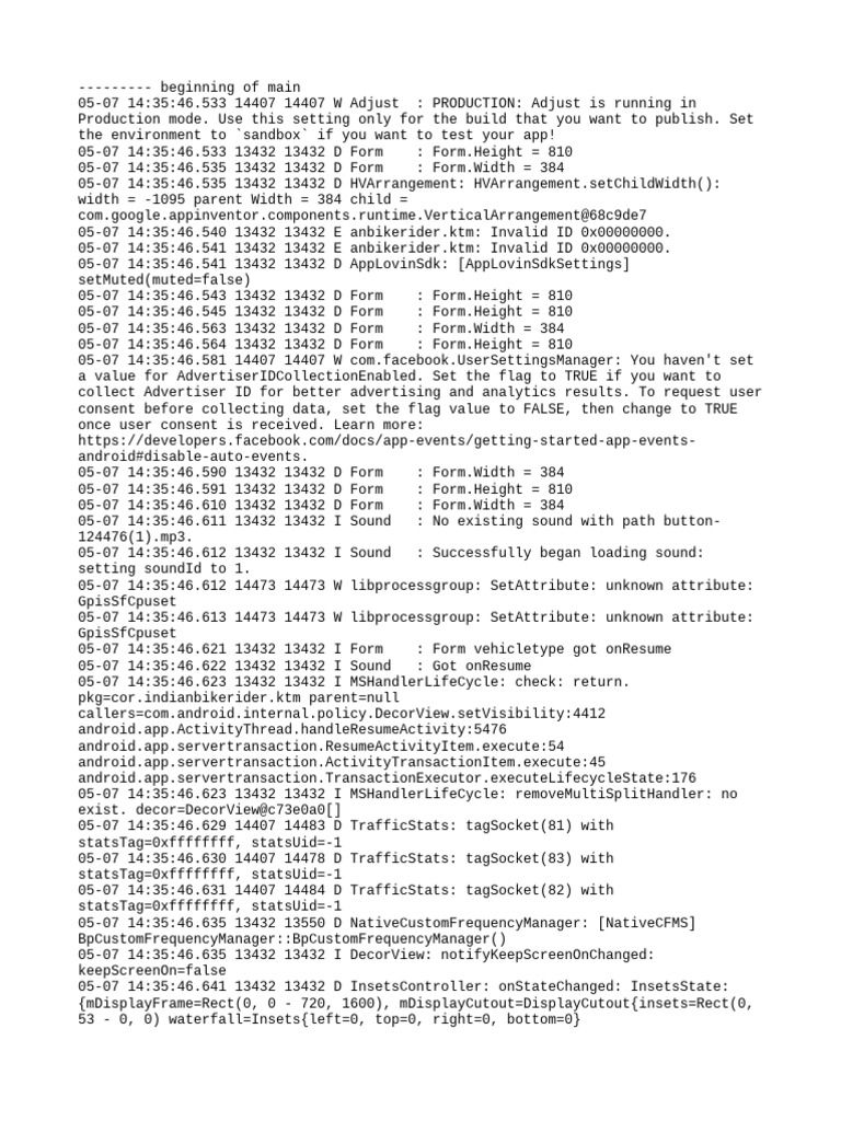 Cor - Indianbikerider.ktm Logcat | PDF | Computer Engineering | Computer Architecture