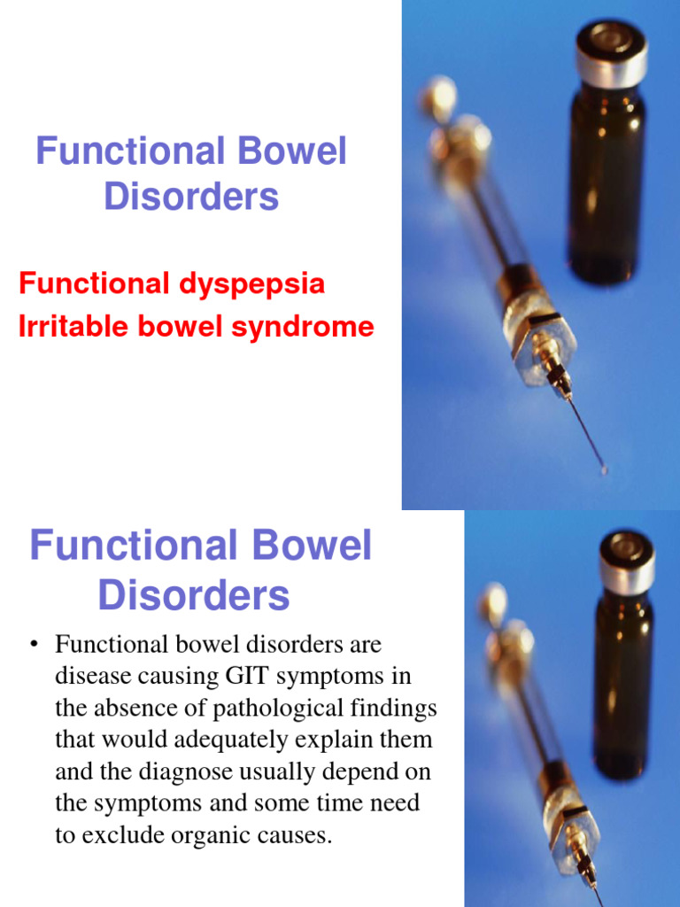 GIT-MED-8-functional Bowel Disorders | PDF | Irritable Bowel Syndrome ...
