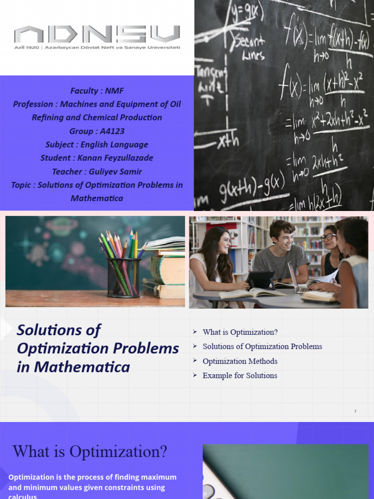 Kanan-Solutions of Optimization | PDF | Mathematical Optimization | Mathematical Concepts